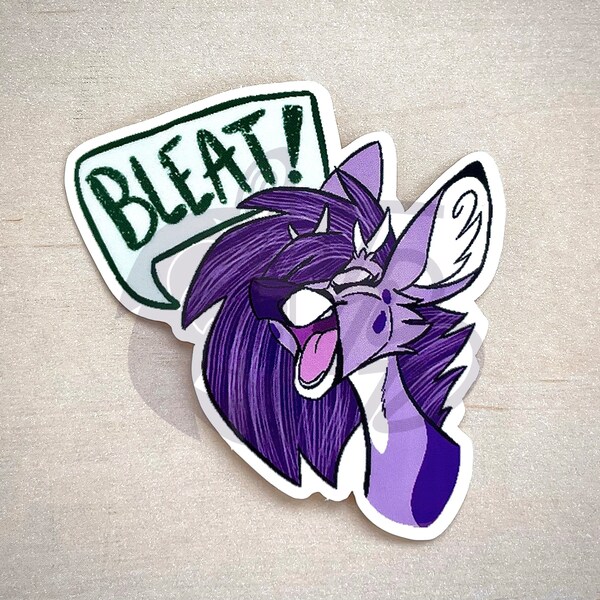 Furry Deer Stickers - Etsy