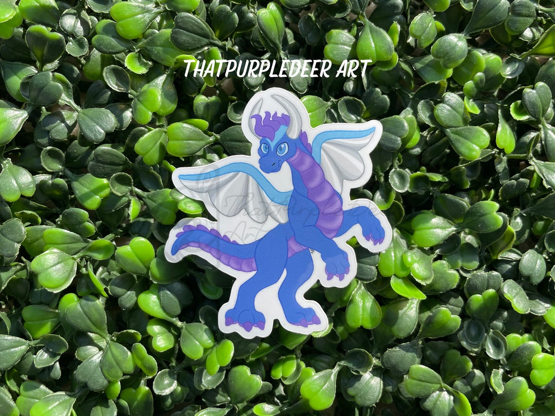 Twilight Dragon - Webkinz Vinyl Sticker - Etsy