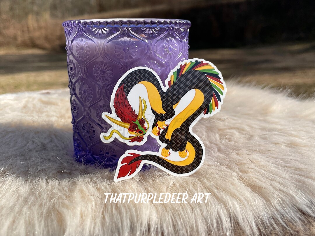 Chinese Dragon Webkinz Vinyl Sticker - Etsy