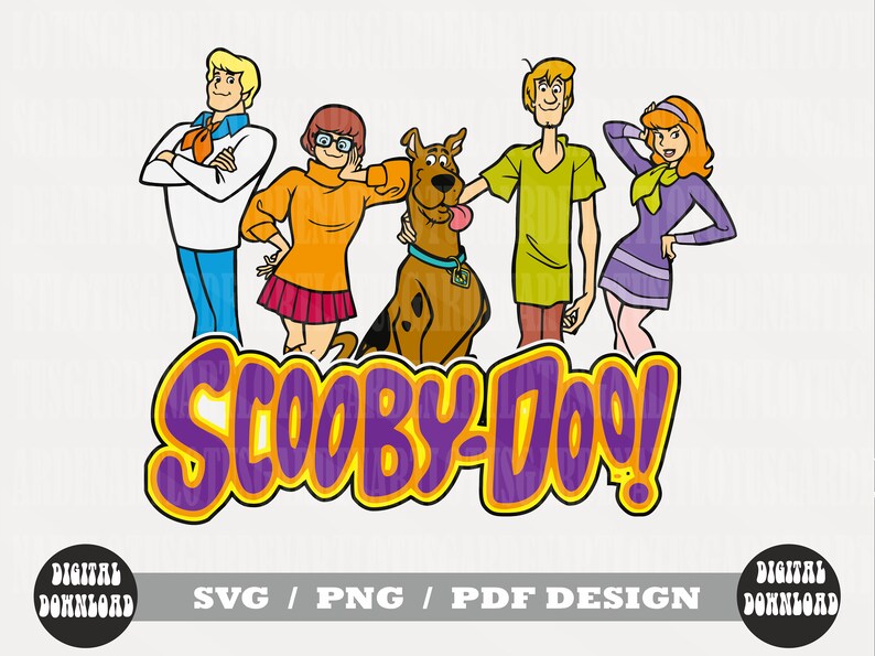 Scooby Doo Family Svg, Scooby Doo Svg, Character Svg, Digital Download ...