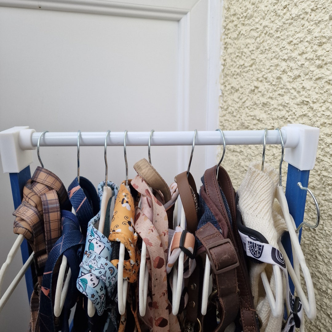 Pink Dog Wardrobe Hangers, Harness Hangers, Dog Hangers, Dog Clothing ...