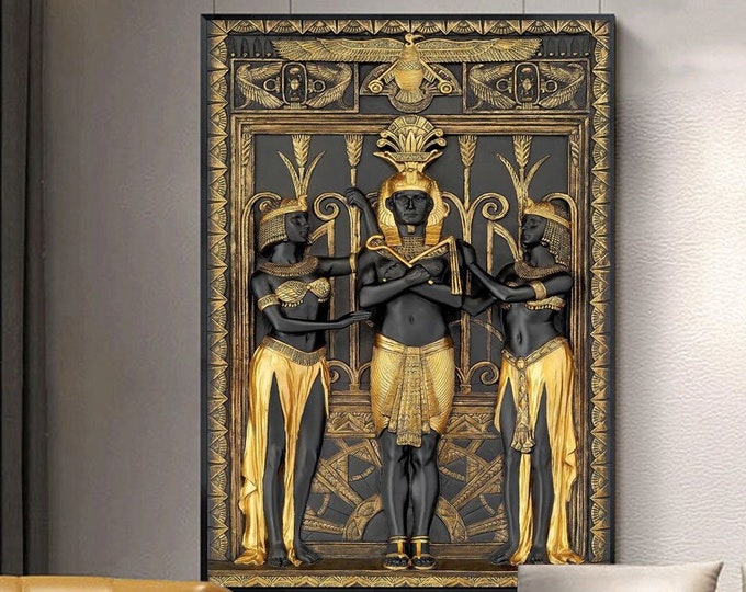 Ancient Egyptian Hieroglyphs 5 Piece Five Panel Wall Canvas Print ...