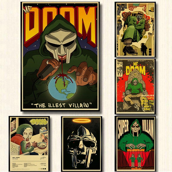 Mf Doom Poster - Etsy