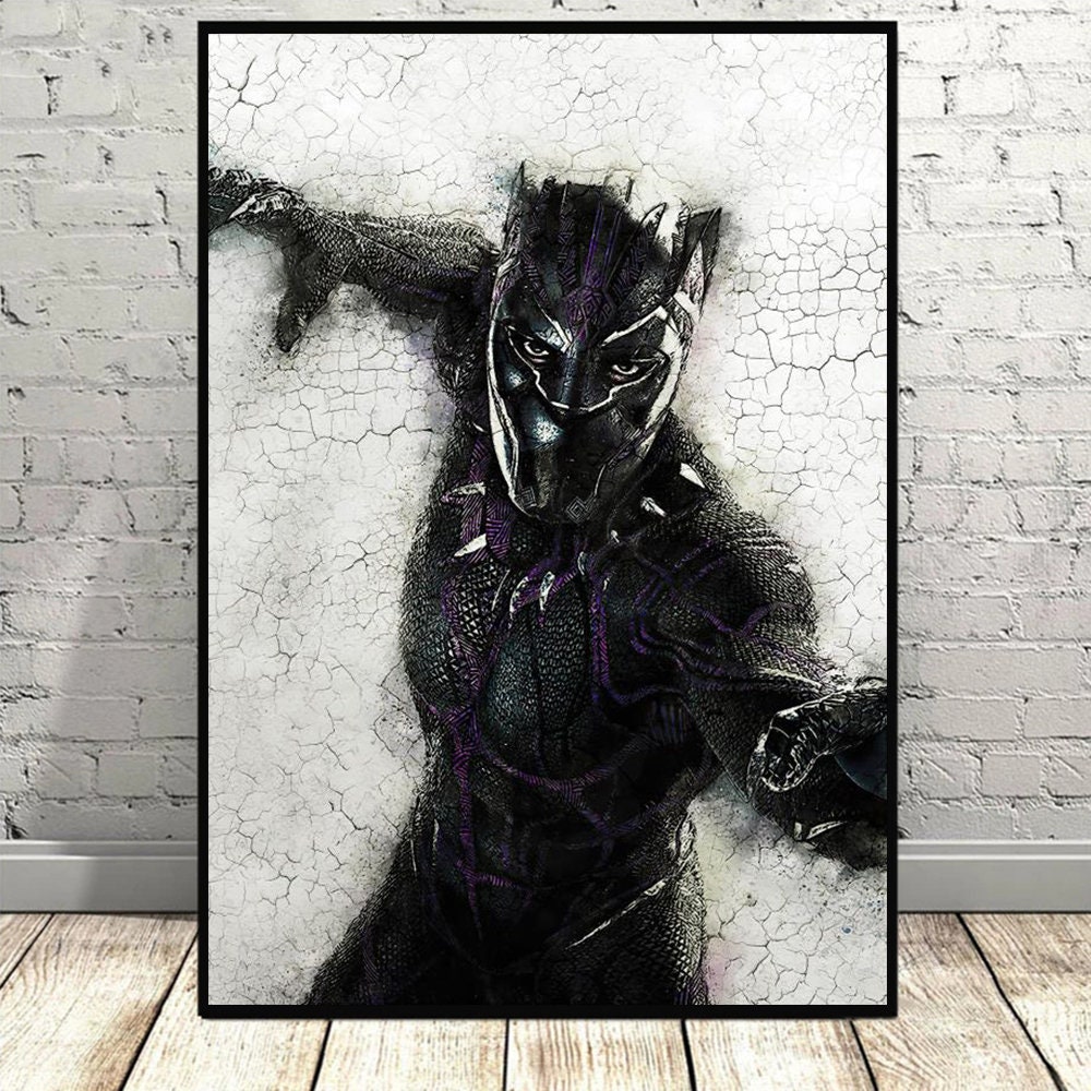 Marvel Movie Avengers wall Art Poster Superhero Modern Vertical Poster ...