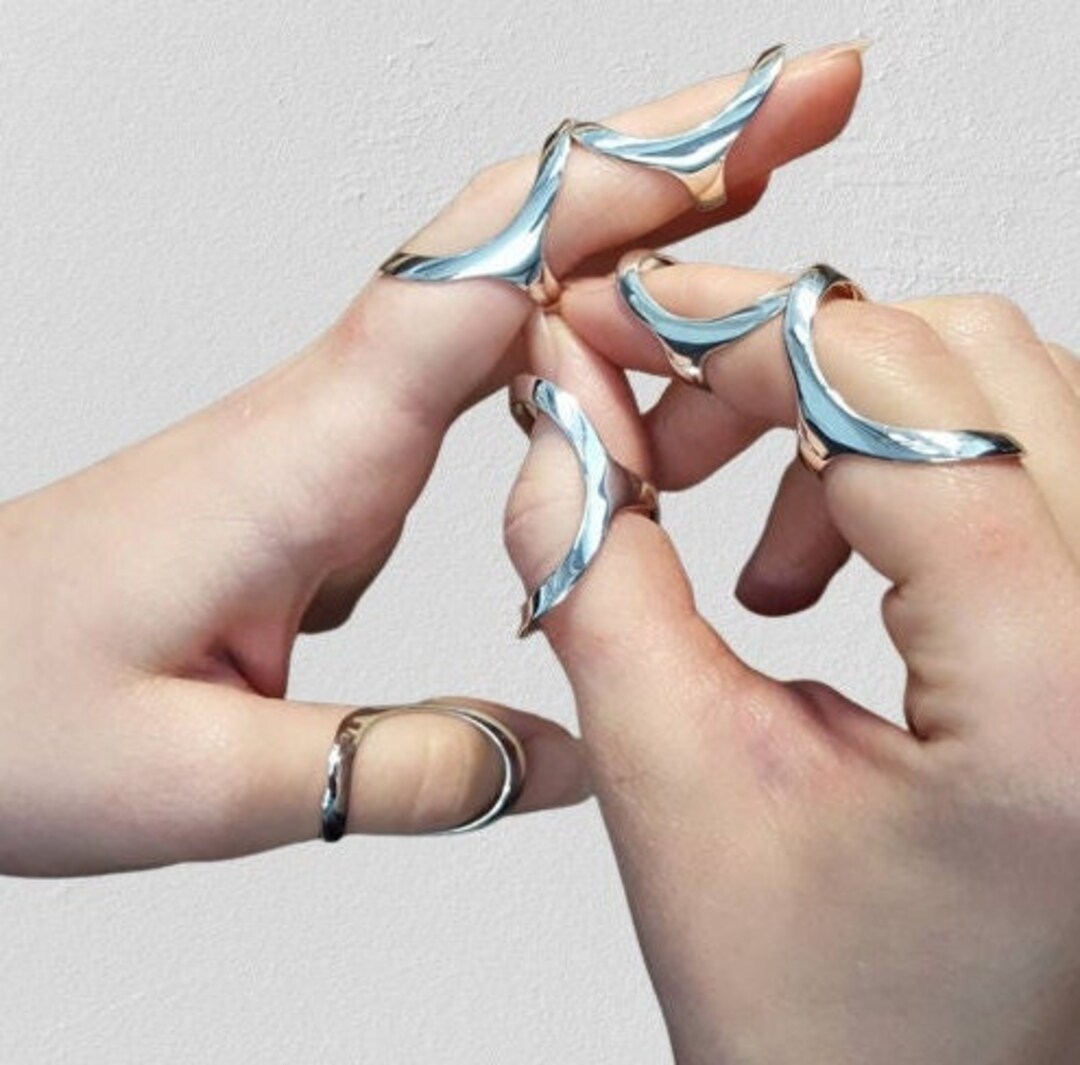 Arthritis Finger Splint Adjustable Sterling Silver 925 , Brass or ...