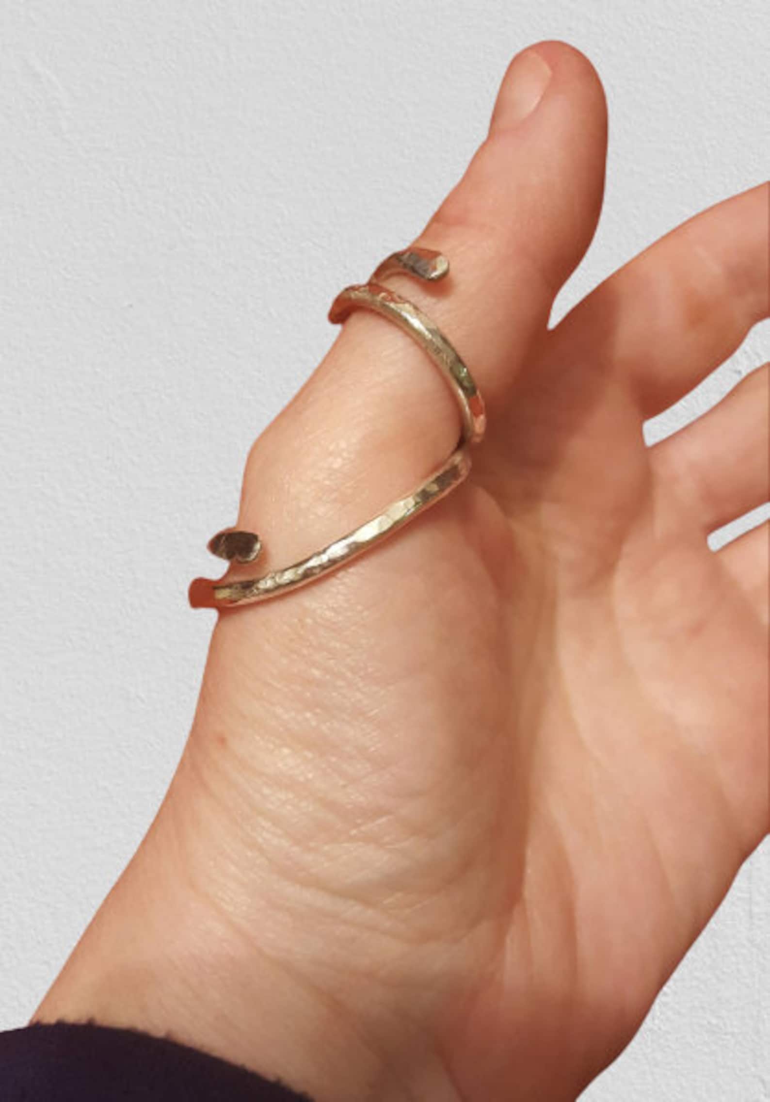 Thumb Splint 925 Silver Ring, MCP Hyperextension Splint, Arthritis ...