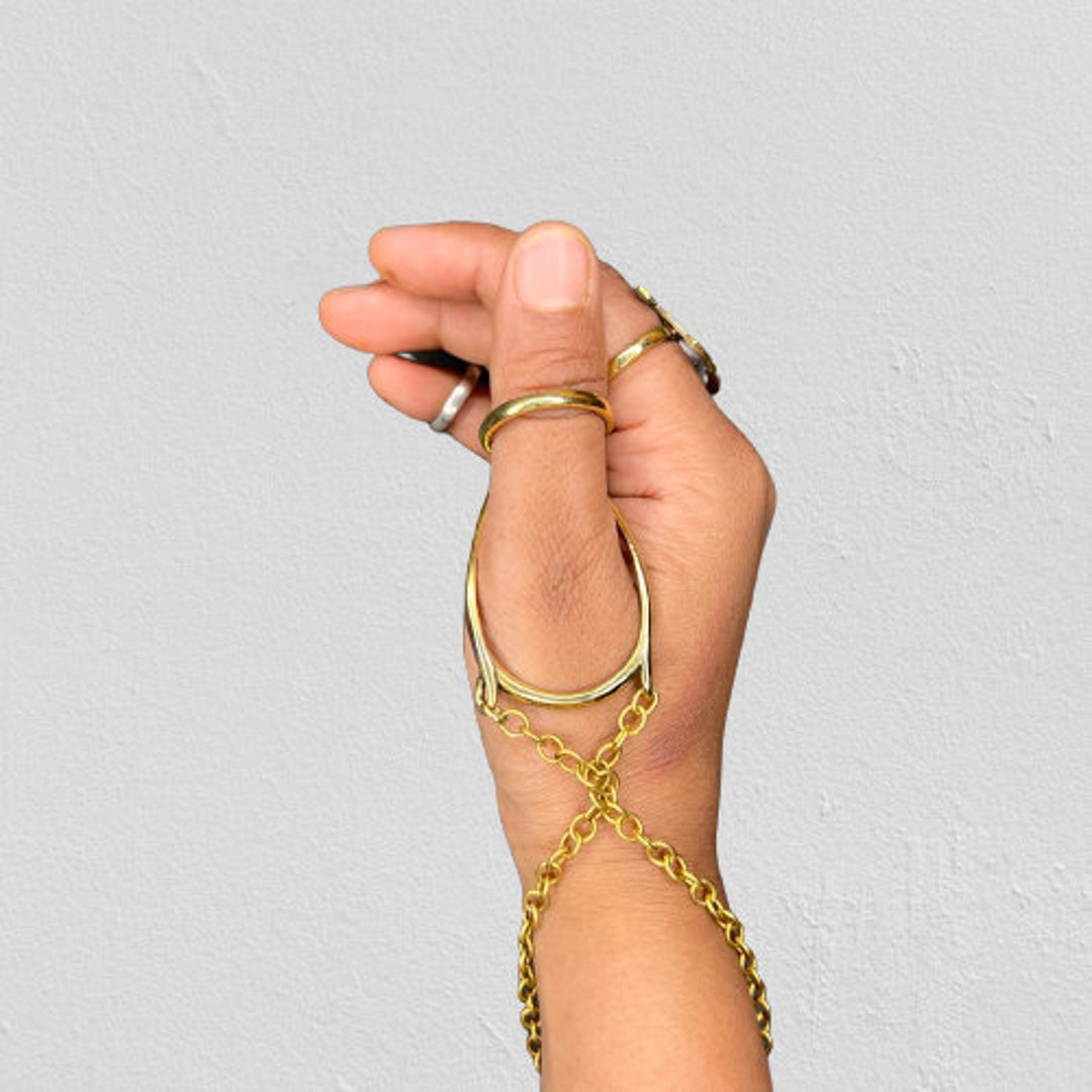 Arthritis Finger MCP Joints Splint Brass or Sterling Silver - Etsy