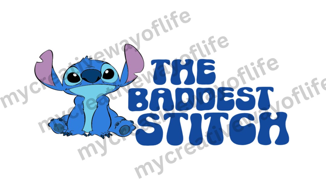 The Baddest Stitch Png Sublimation Design Cute Stitch Png - Etsy Australia