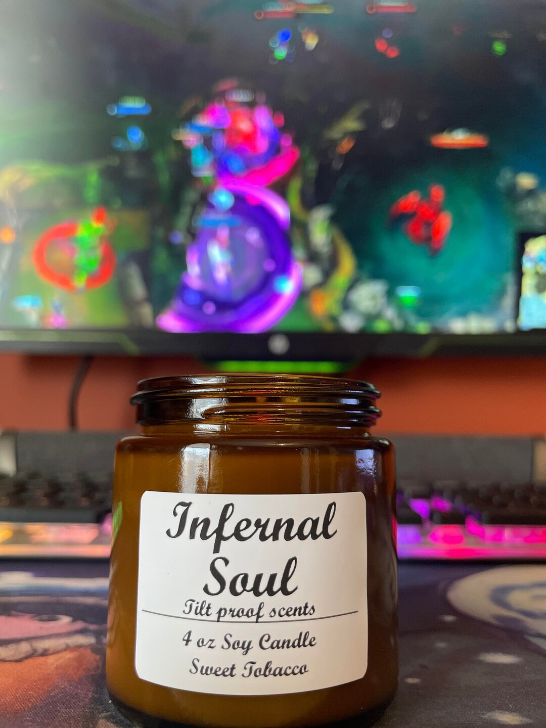 Gaming Candle, League of Legends Candles, Soy 4 Oz Collectable Infernal ...