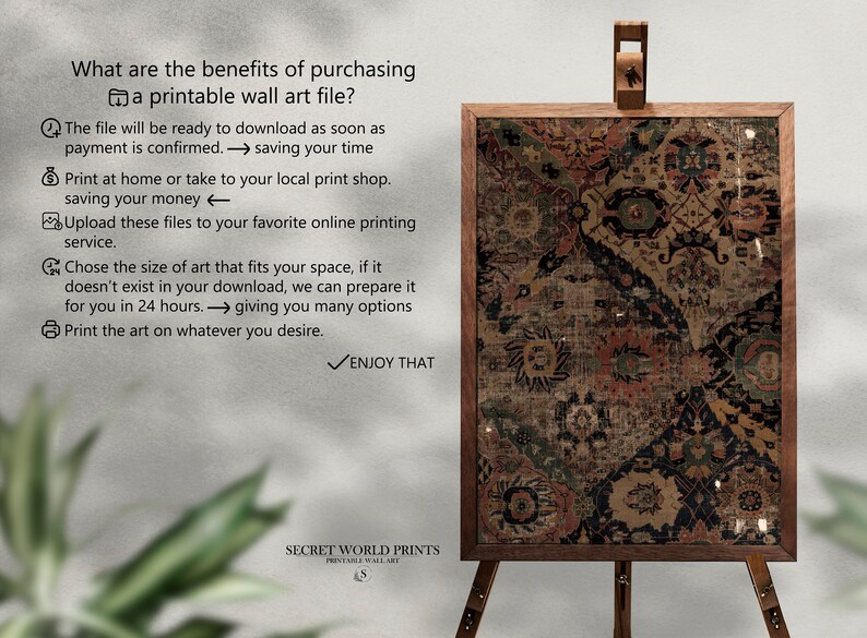 Damaged Old Rug Textile Vintage Pattern Wall Art Tapestry - Etsy