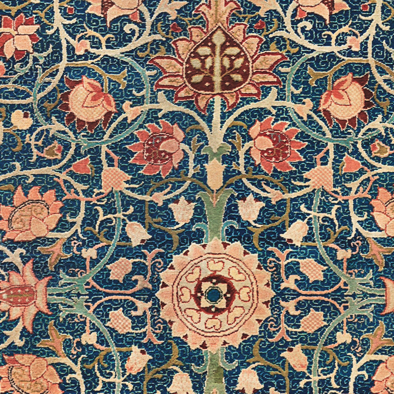 Vintage Textile Wall Art Rug Pattern Print Textile Warm - Etsy