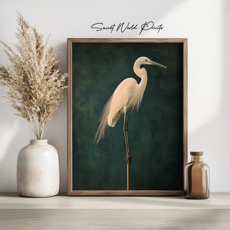 Japanese Art Crane Scroll - Etsy