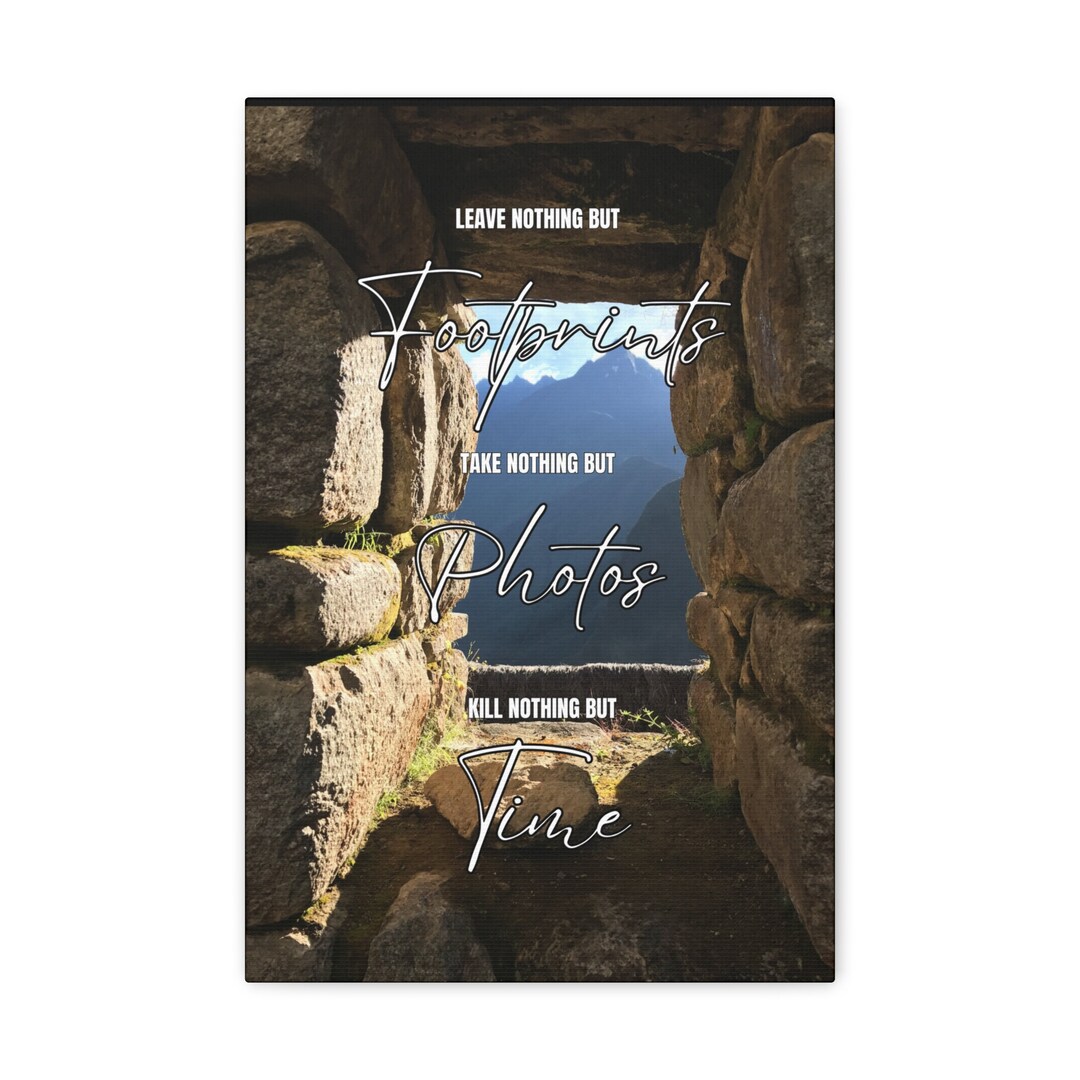 Embark on Limitless Horizons: Inspiring Travel Quote Canvas Print for ...