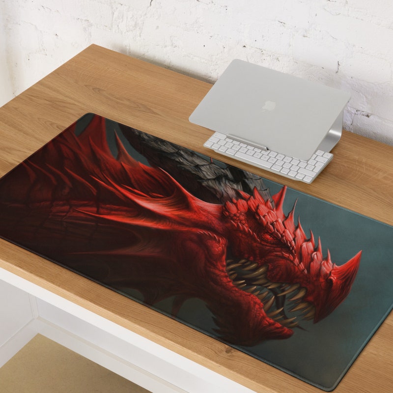 Large Dragon Mouse Pad - Etsy