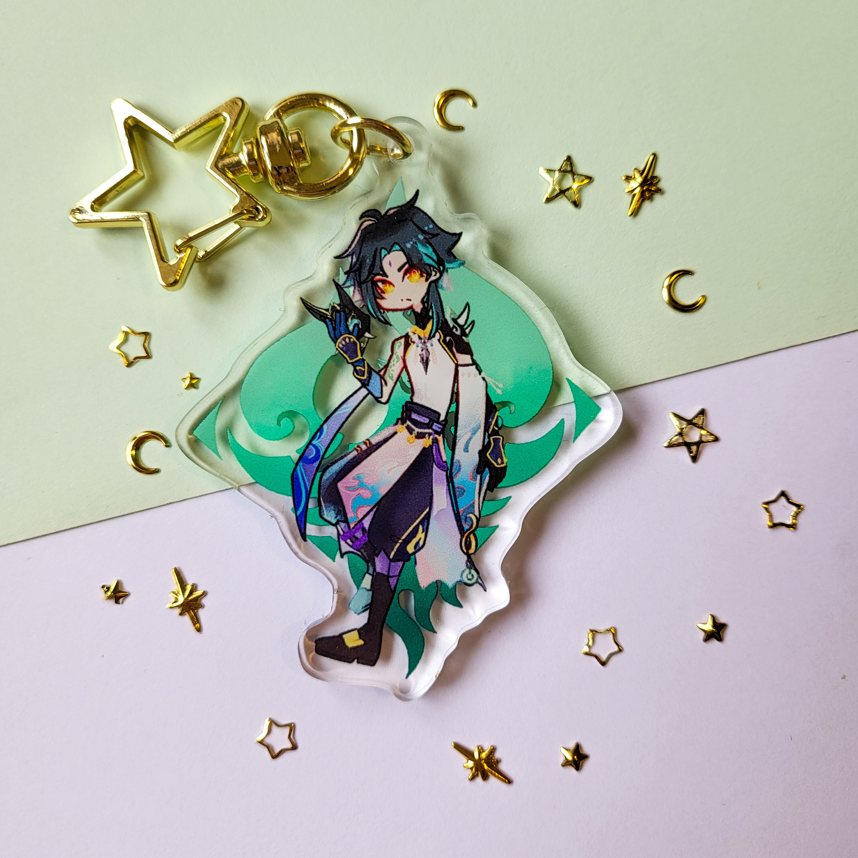 GENSHIN IMPACT Keychains - Etsy