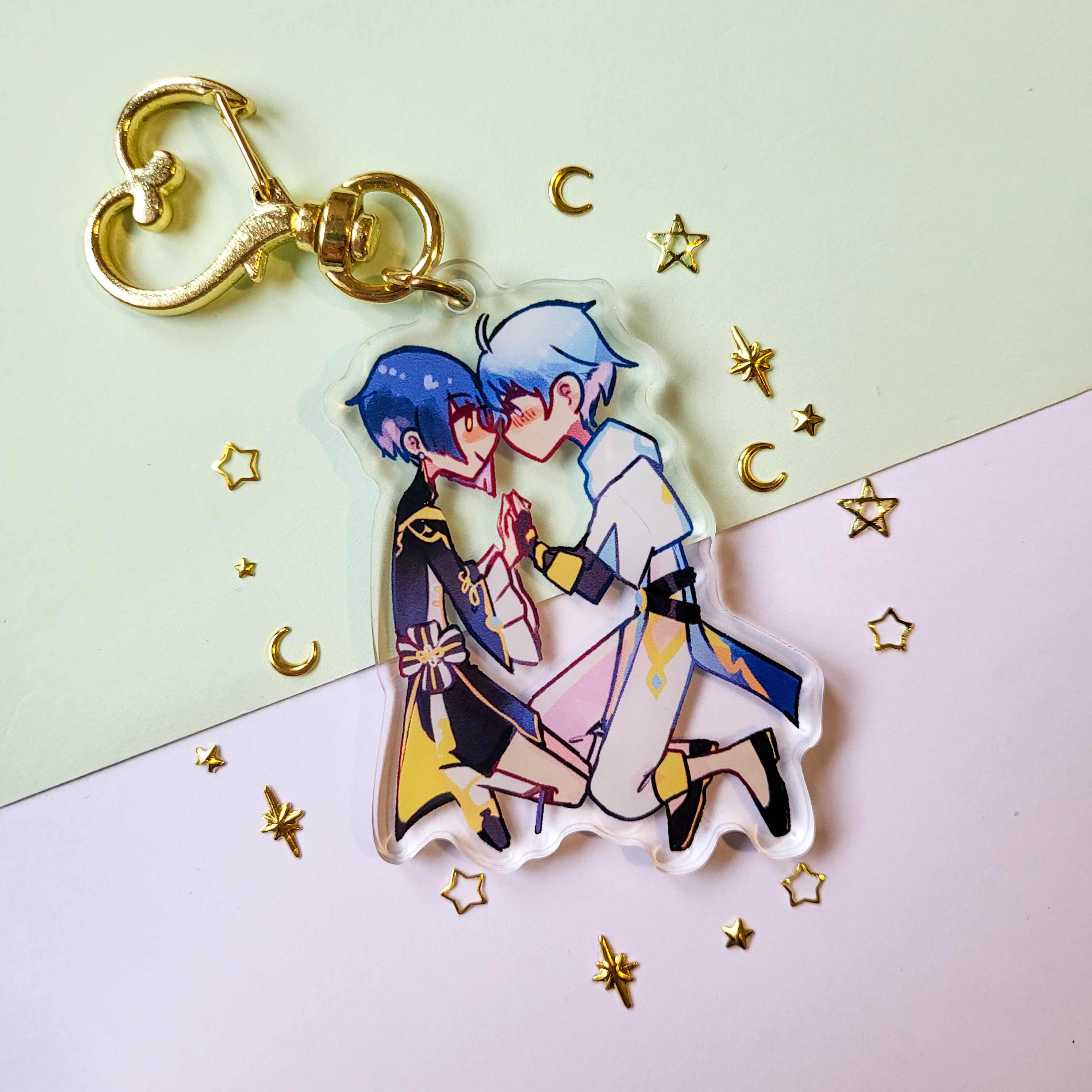 GENSHIN IMPACT Keychains - Etsy