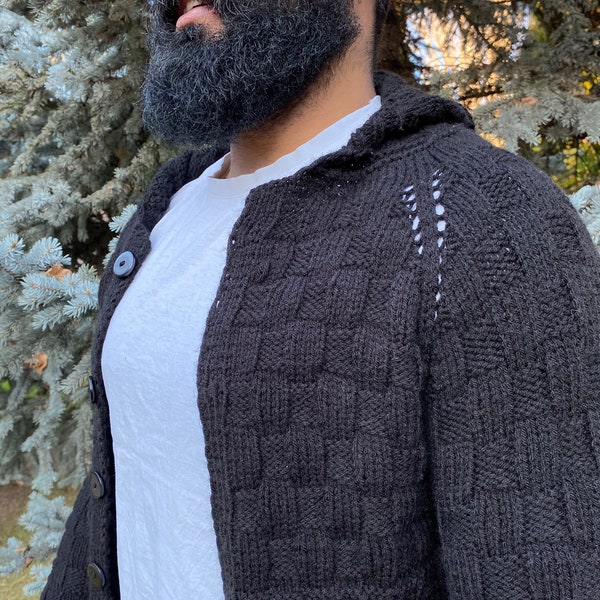 Hand Knit Jacket - Etsy