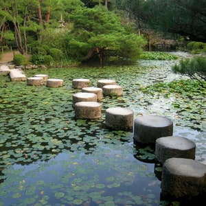 Japanese Lake Step Stones - Etsy