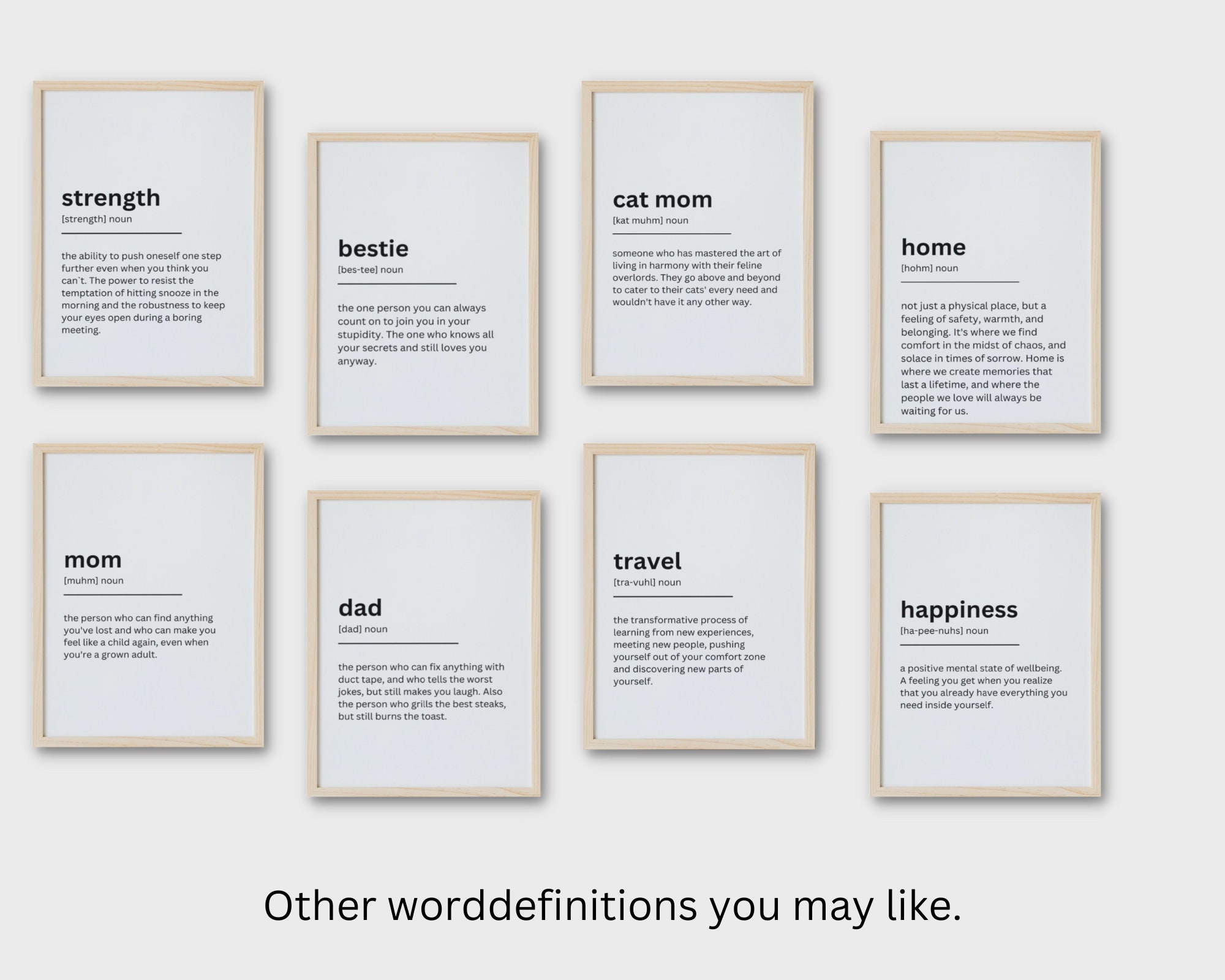 Unique Coffee Word Definition Digital Art Print for Coffee - Etsy