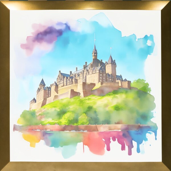 British Castle Artwork - Etsy