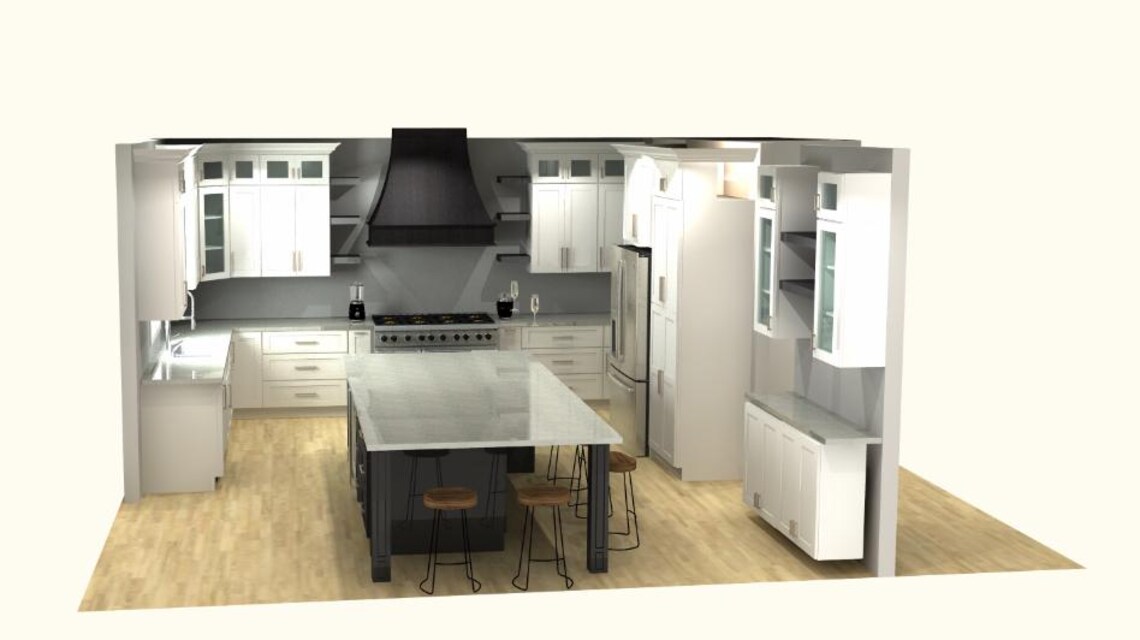 Custom Cabinet Design, Kitchen Renderings, Bathroom Design, Cabinet ...