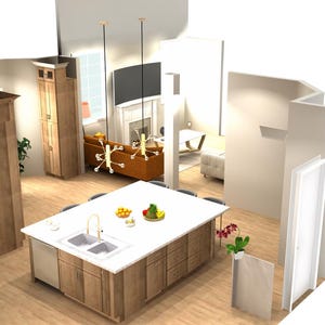 Custom Cabinet Design, Kitchen Renderings, Bathroom Design, Cabinet ...