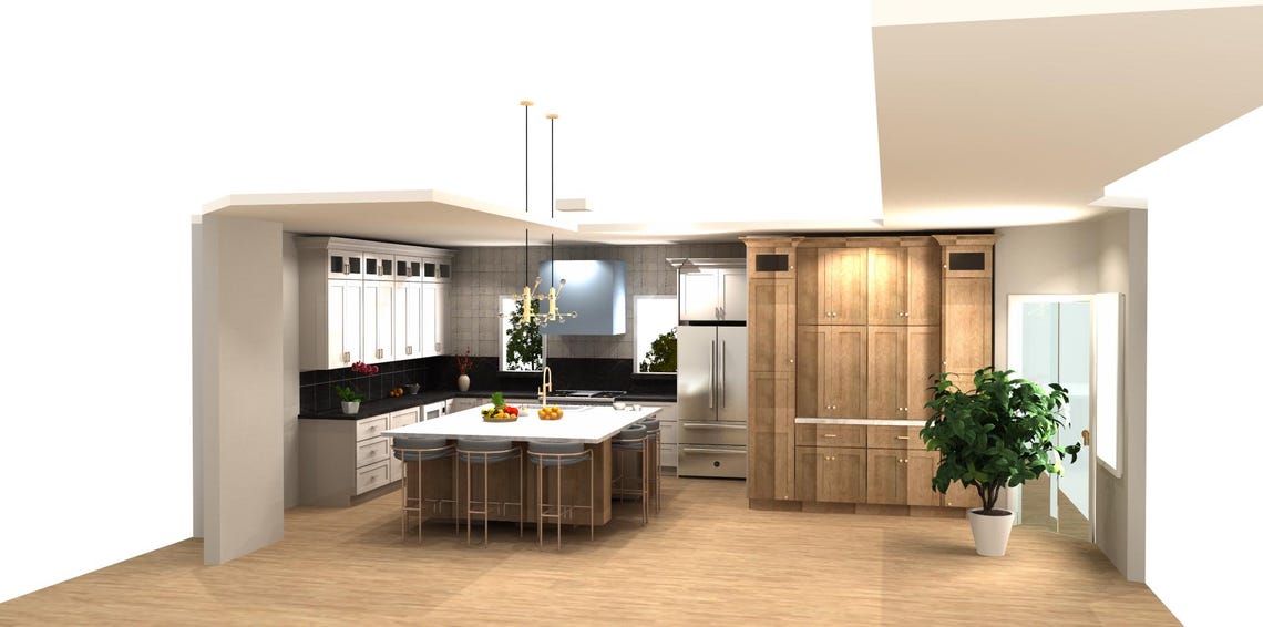 Custom Cabinet Design, Kitchen Renderings, Bathroom Design, Cabinet ...