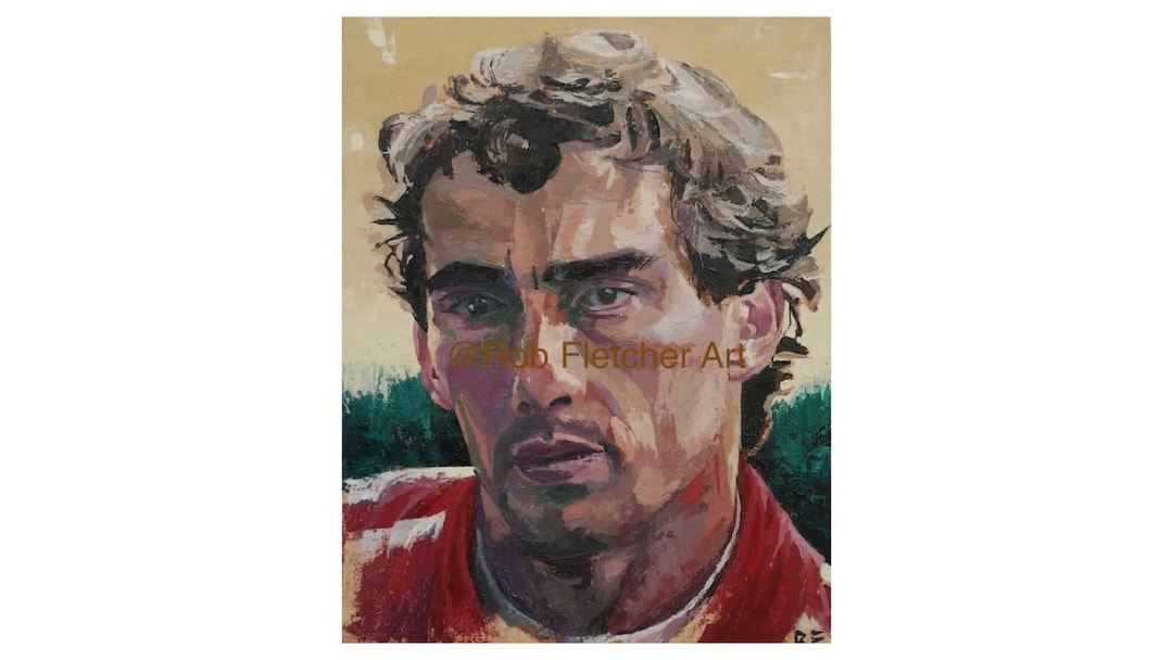 Ayrton Senna Portrait - Etsy