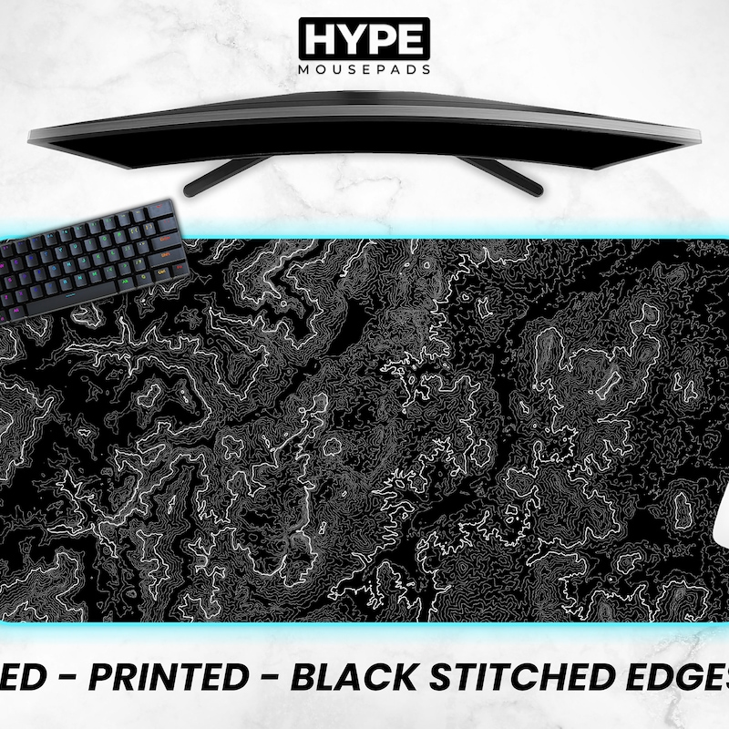 White Topo Mousepad - Etsy