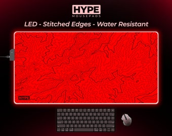 Hot Red Mousepad - Etsy