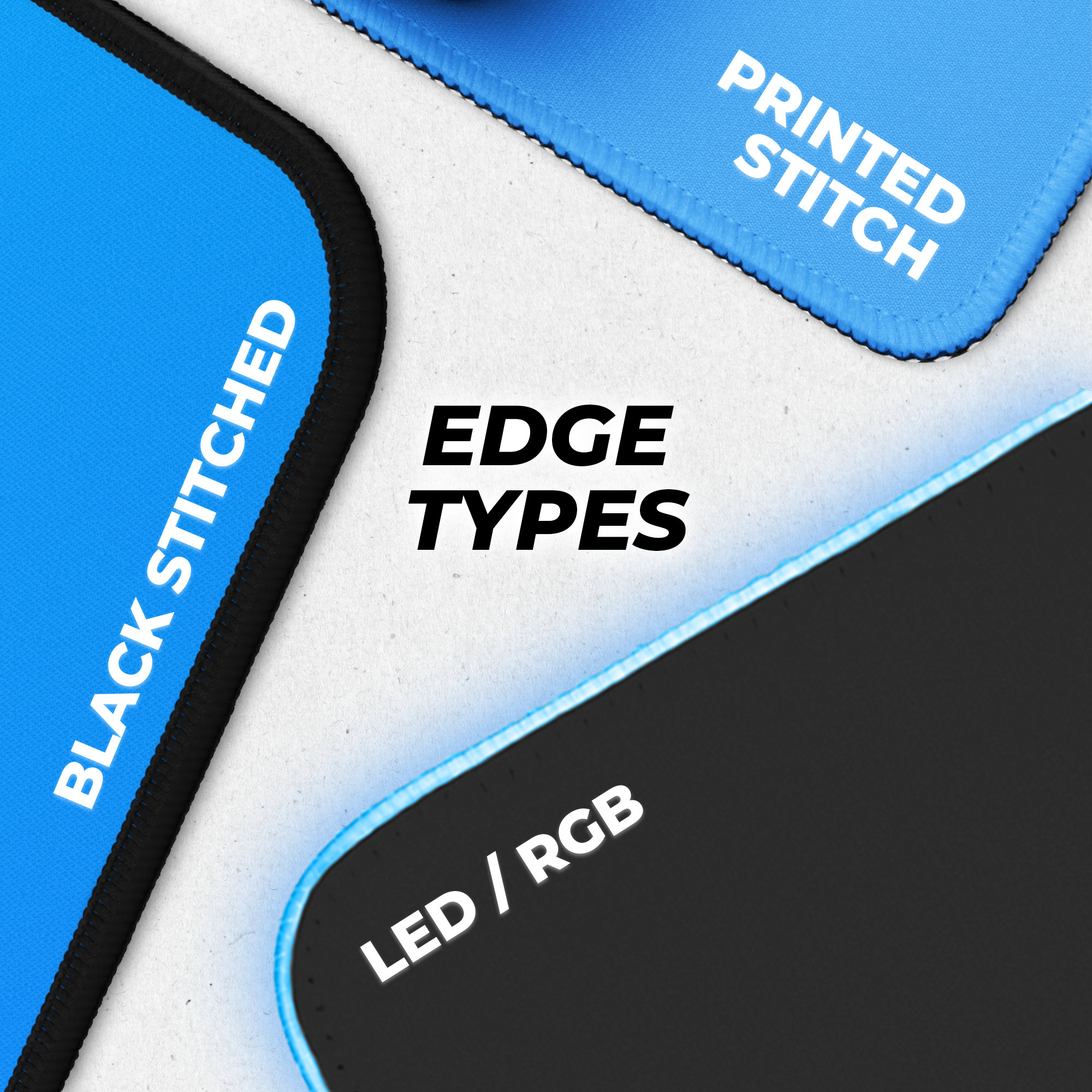 Green Black LED Topographic Mousepad - Abstract Neon Green Desk Mat ...