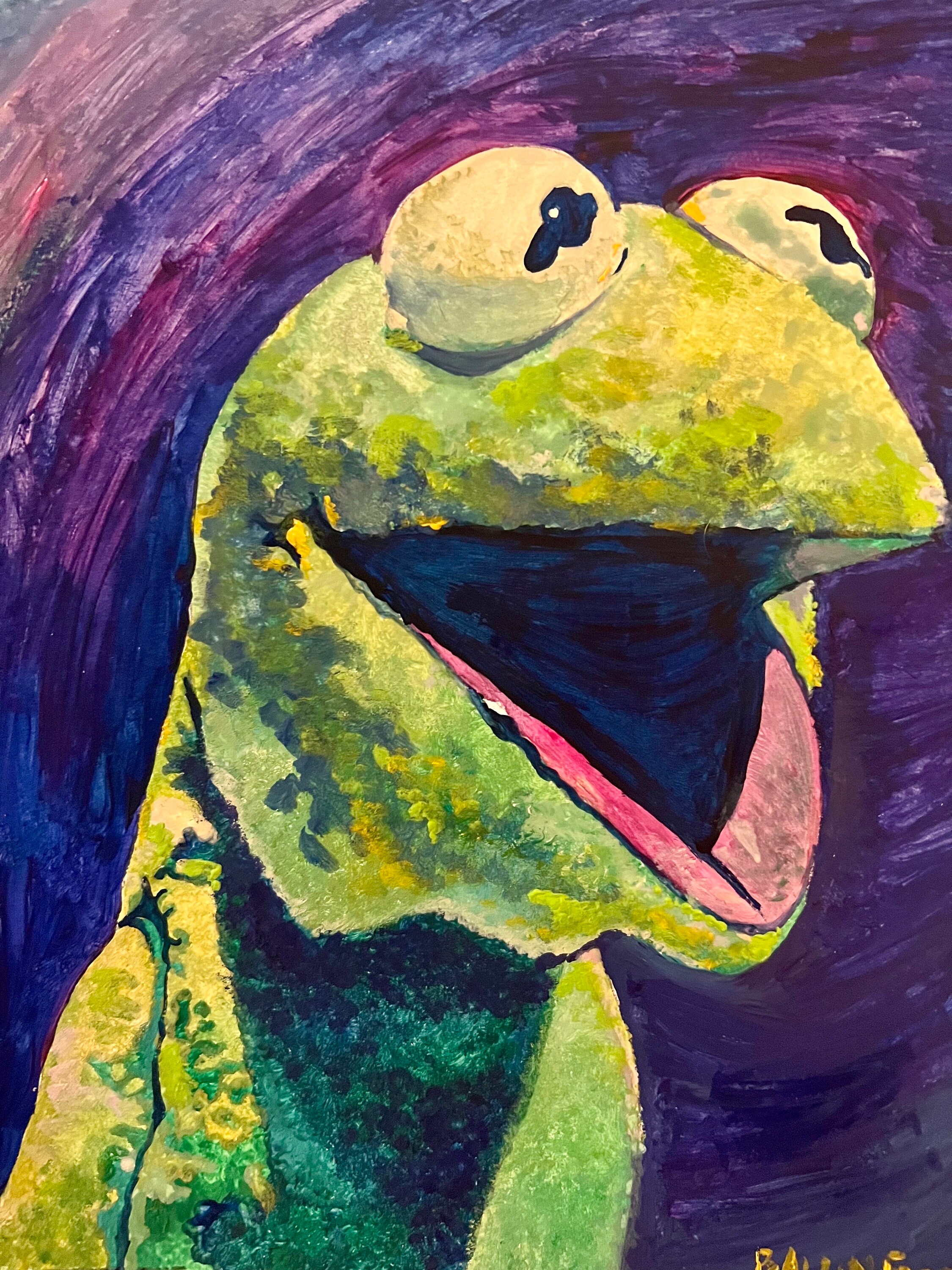 Kermit the Frog Print - Etsy