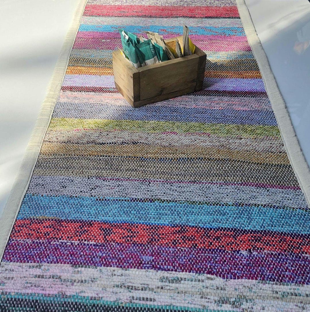 UPCYCLED TABLE RUNNER, Handmade From Local Women in a Fairtrade in ...