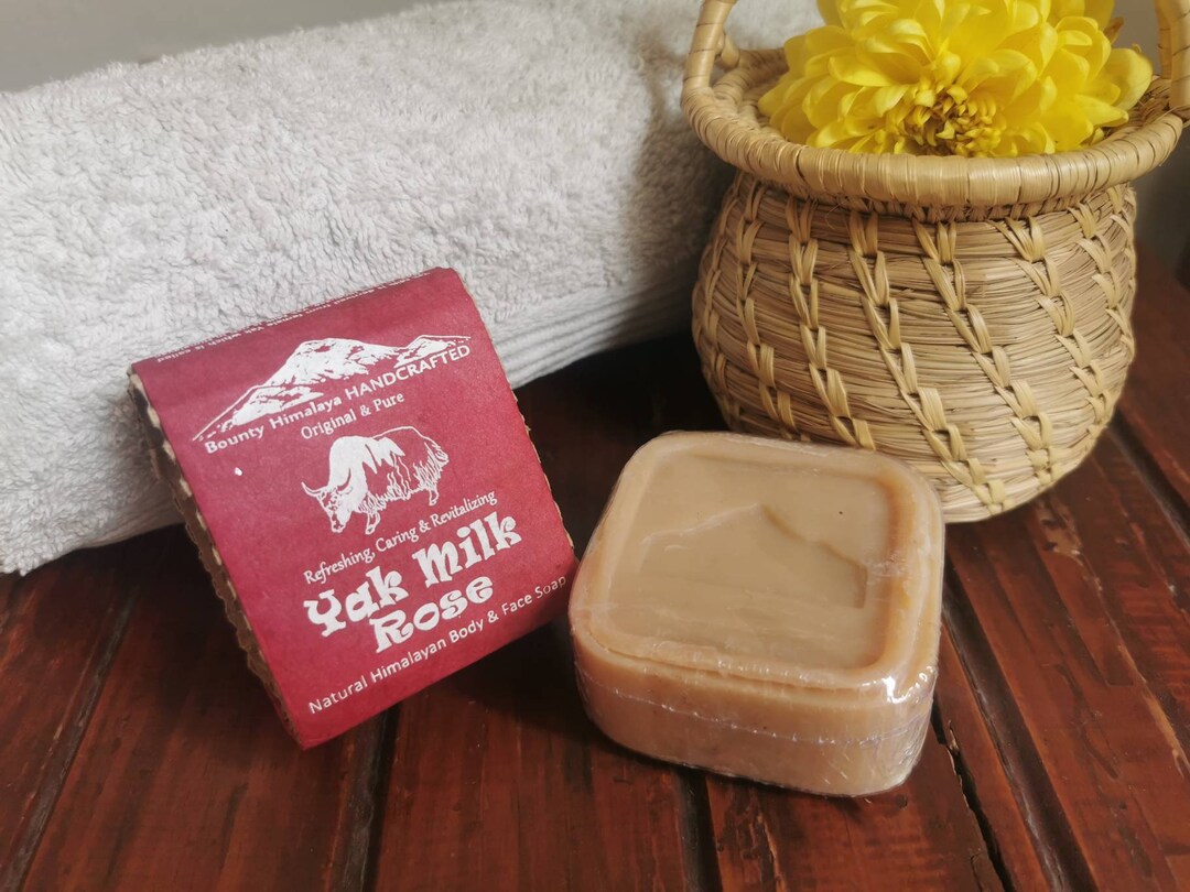 Ecological & Sustainable YAK MILK SOAP, With Rose Fragrance and Natural ...