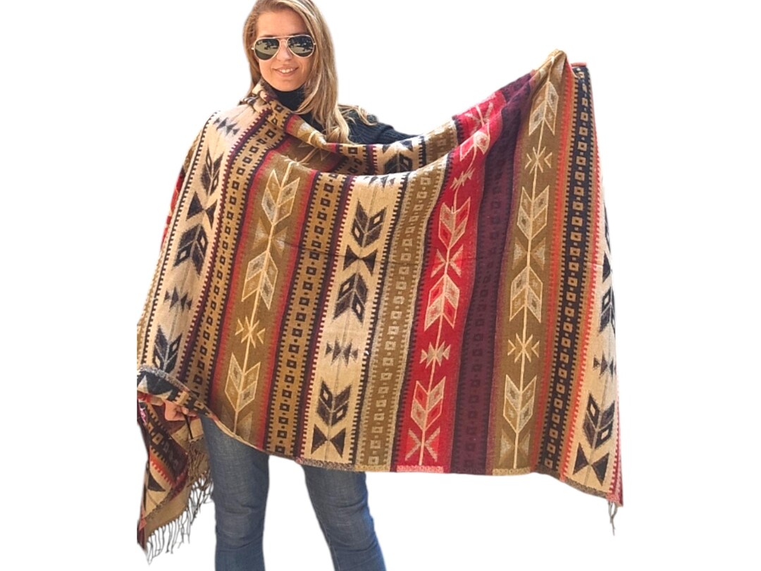 200x87 Cm, Handloomed Himalayan Yak Woolen and Cotton Mix Shawl, Very ...