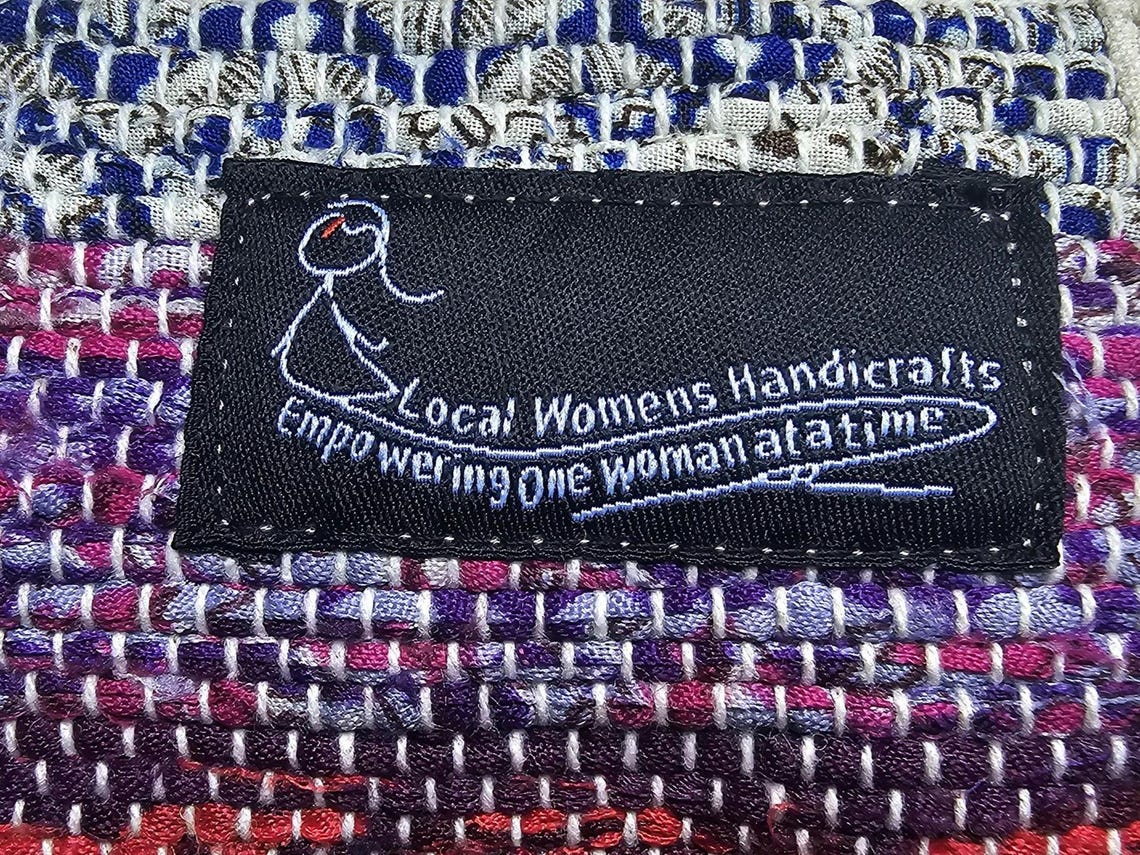 UPCYCLED TABLE RUNNER, Handmade From Local Women in a Fairtrade in ...