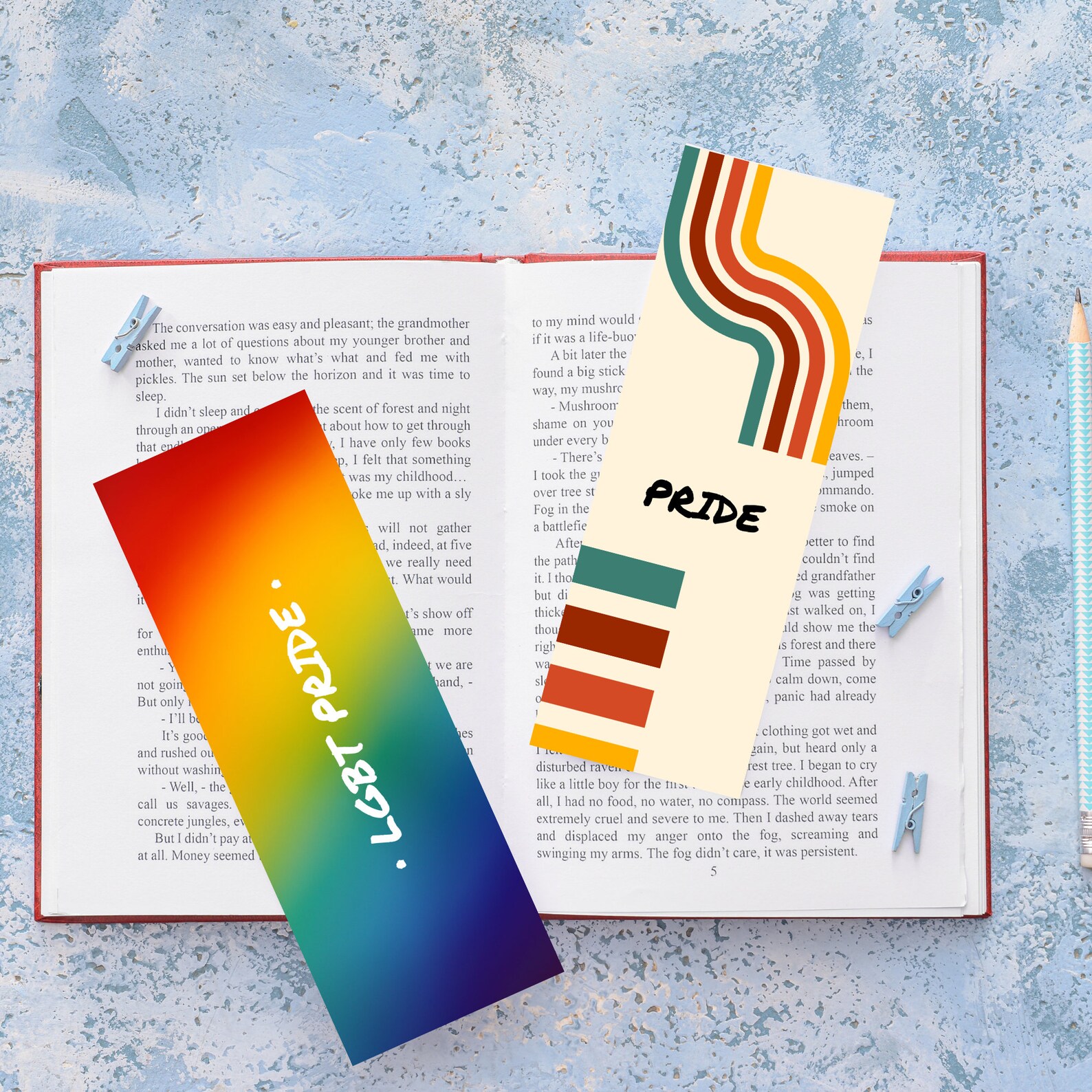 LGBT Pride Bookmark Collection, Digital Bookmarks, Bookish Bookmarks ...