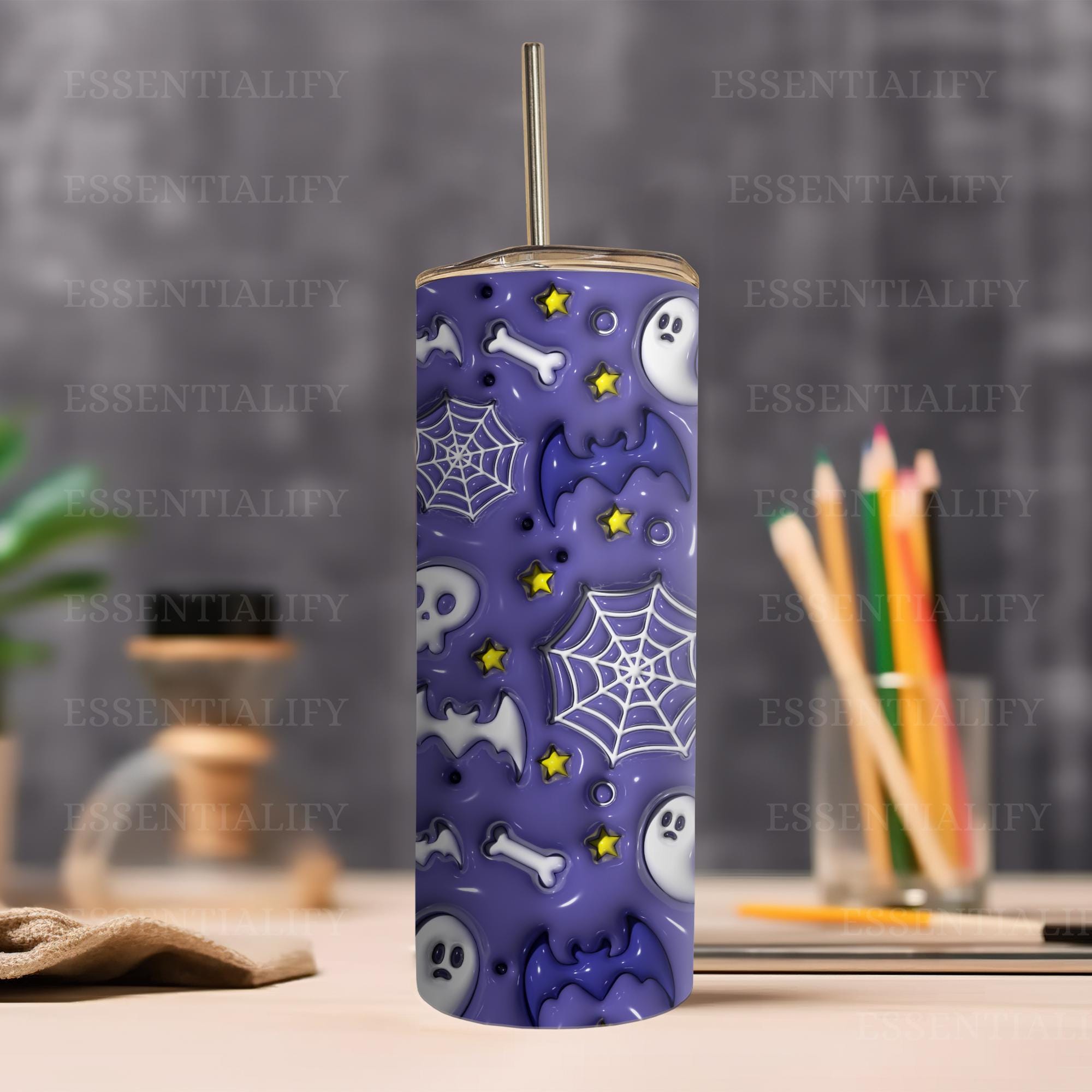 Halloween Tumbler 20oz 30oz , Boo Spooky Tumbler, Halloween Sublimation ...