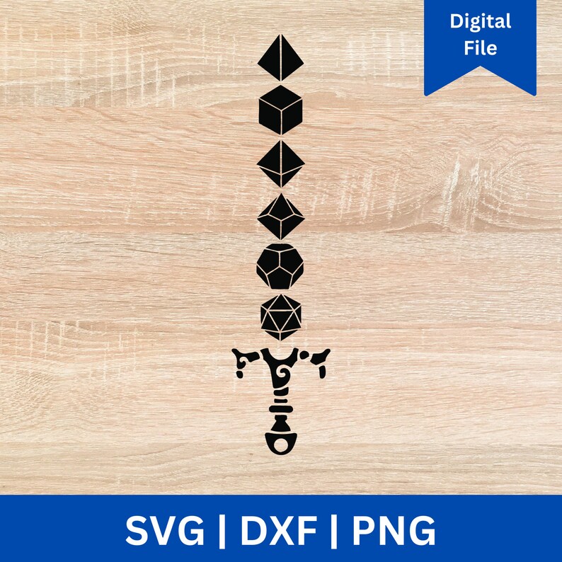 Dice Sword Svg, Dungeons Dragons Svg, Polyhedral Dice, Dungeon Master ...