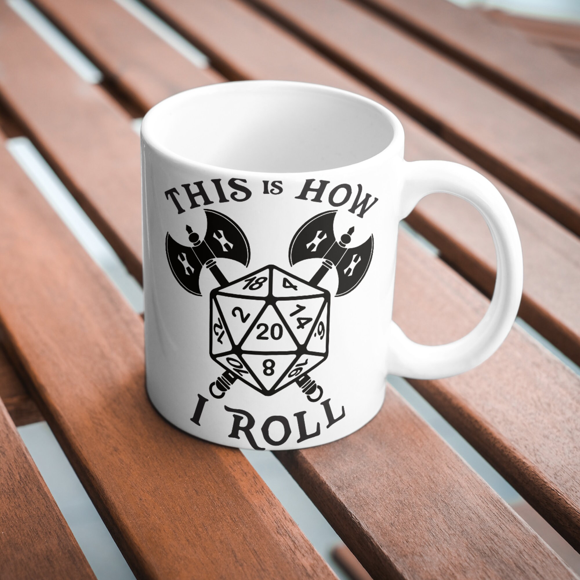This is How I Roll D20 SVG | D&D Clipart (digital Download) - Etsy