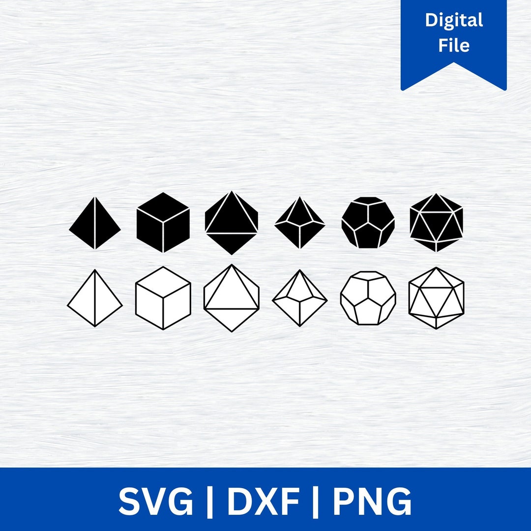 Dragon Dice SVG, Polyhedral Dice Cut File (digital Download) - Etsy