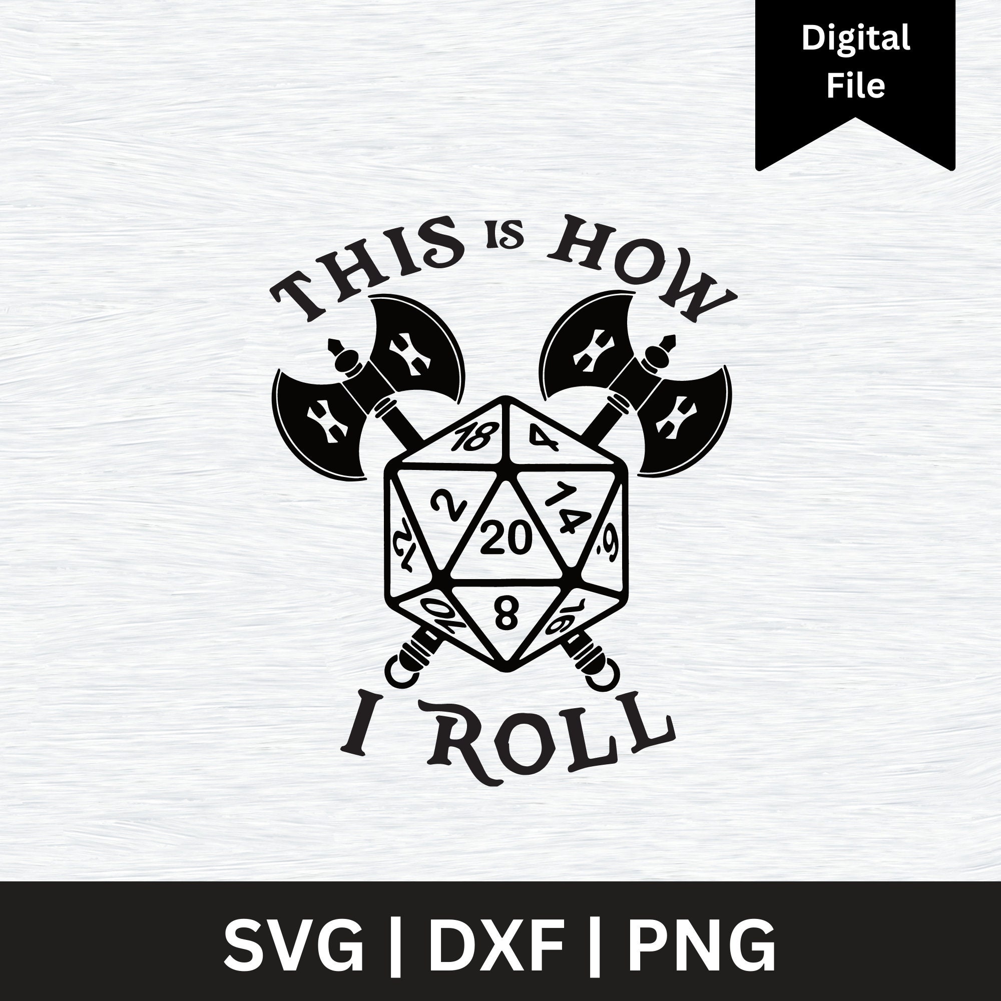 This is How I Roll, Dnd Svg, Dnd Clipart, Dice Svg D20, Dnd Fan Gift ...