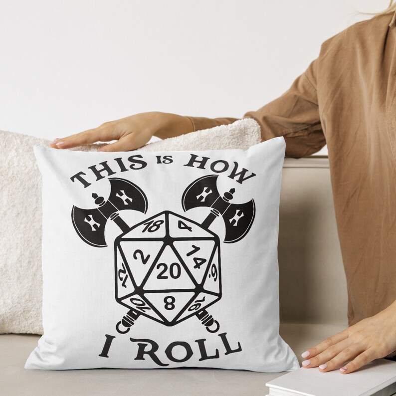 This is How I Roll Dnd Dice SVG Clipart: D20 Fan Gift (digital Download ...