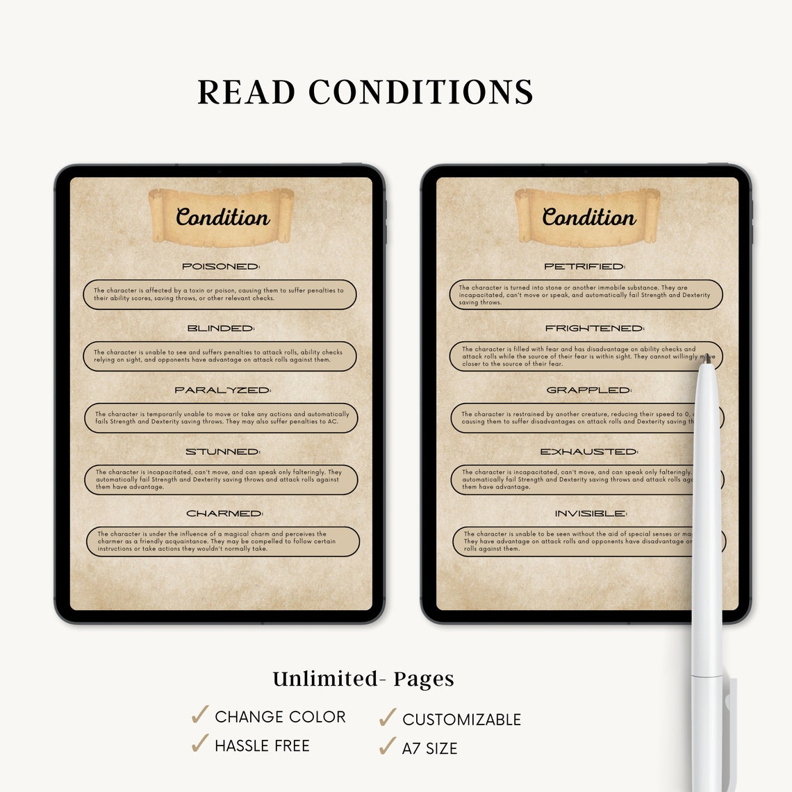 Minimal Dnd Character Sheet Dnd Player Gift 32 Pages - Etsy UK