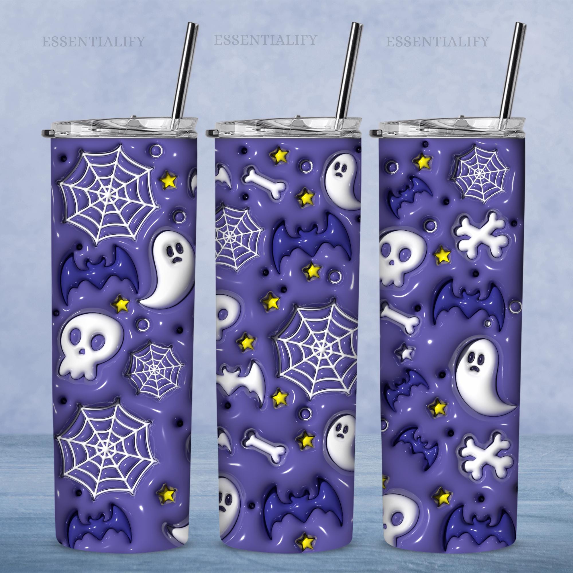Halloween Tumbler 20oz 30oz , Boo Spooky Tumbler, Halloween Sublimation ...