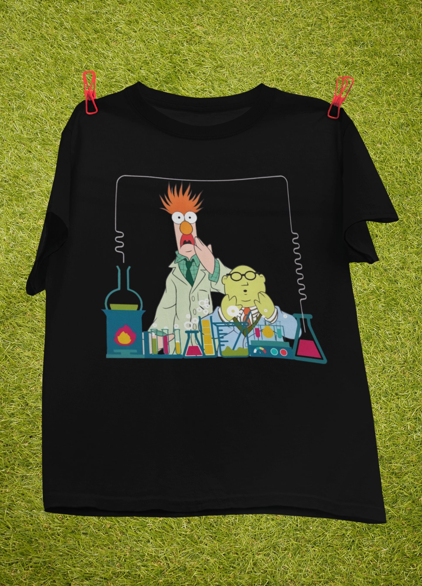 Bunsen & Beaker Muppet Science T-shirt, the Muppets Shirt, Bunsen and ...