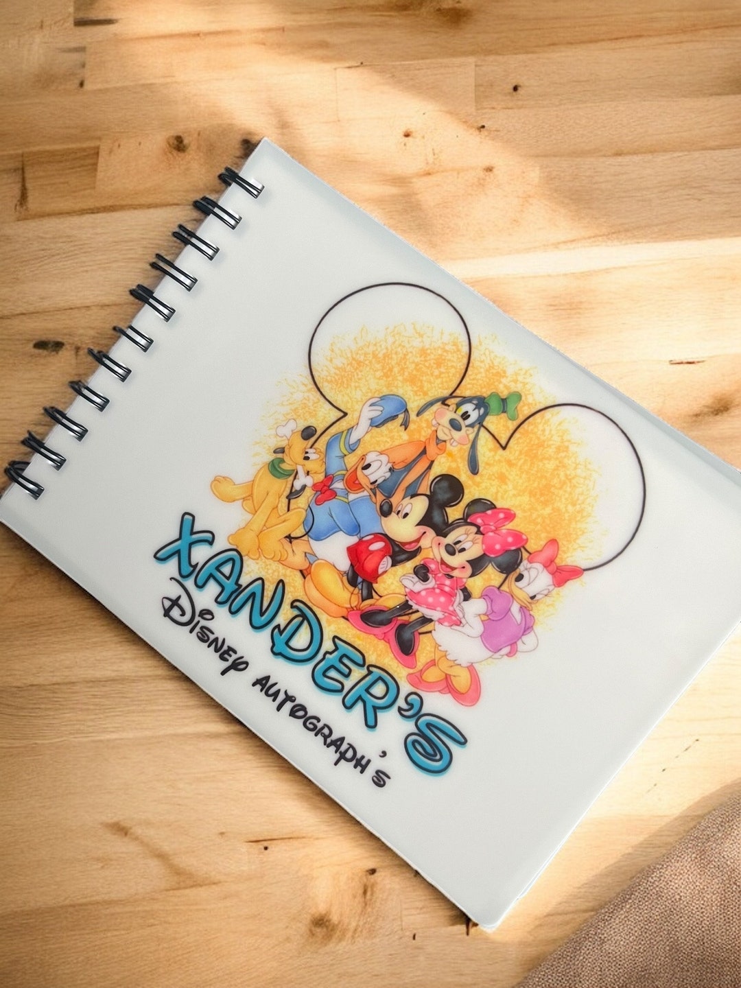 Disney Personalised Autograph Book - Etsy