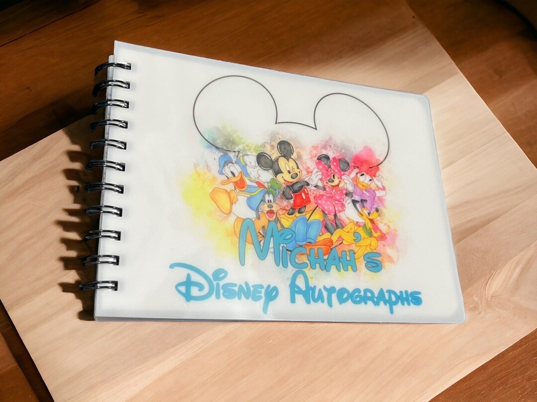 Mickey & Friends Autograph Book - Etsy
