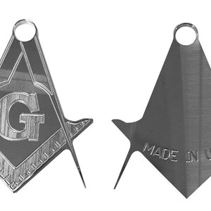 CNC Machined Masonic Car Emblem Aluminum USA - Etsy