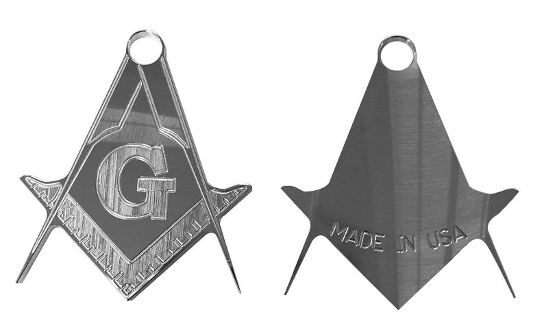 CNC Machined Masonic Car Emblem Aluminum USA - Etsy